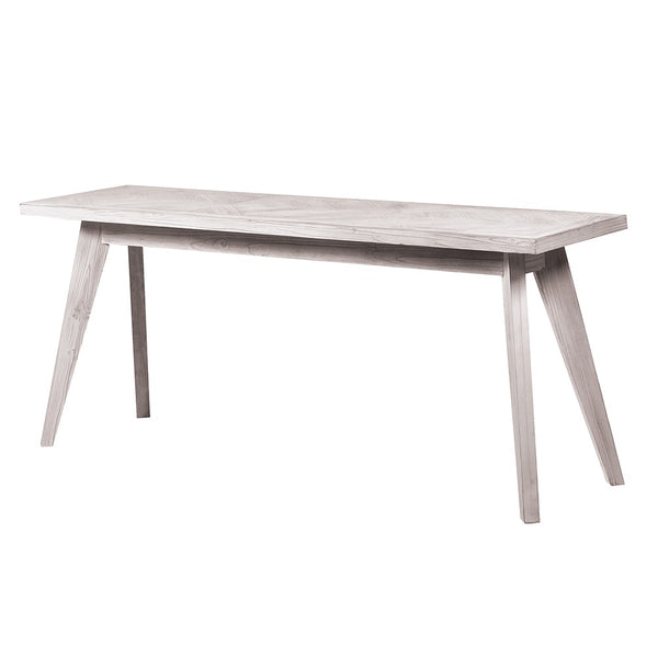 Horus Fir Wood Parquet Console Table - Rustic Elegance – LUXONAS